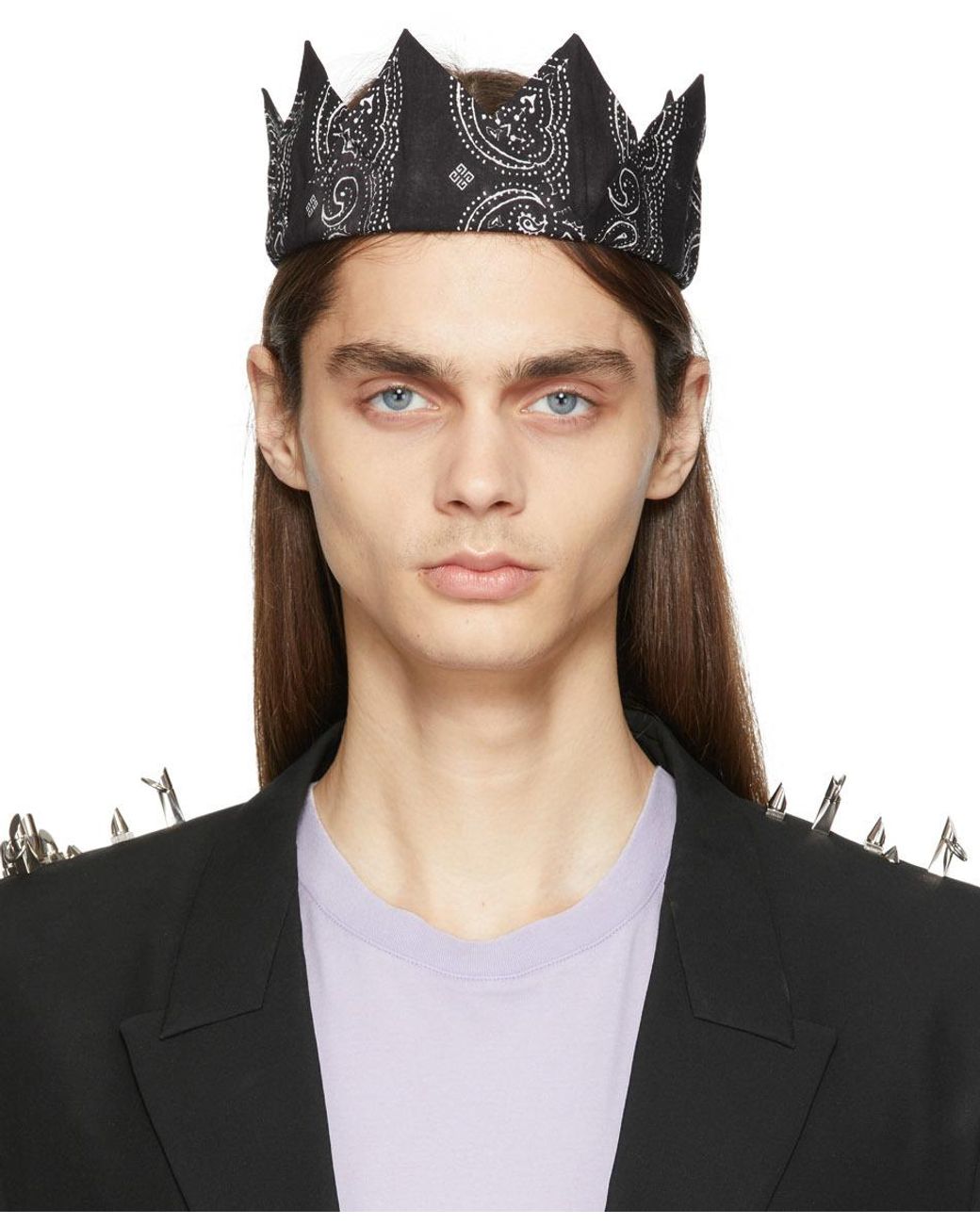 Givenchy Cotton Black Crown Bandana Headband for Men | Lyst