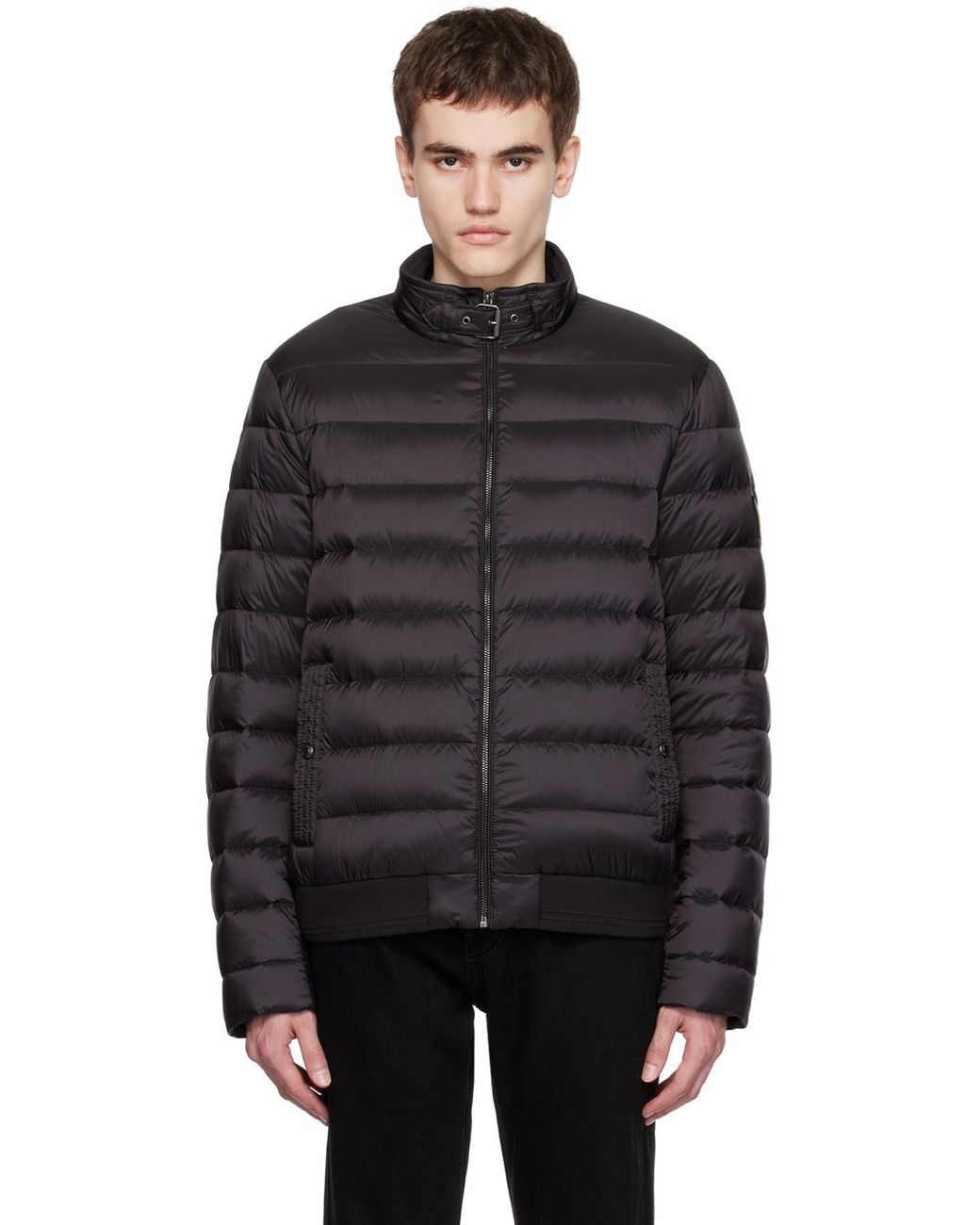 Belstaff Circuit Down Jacket in Black for Men | Lyst UK