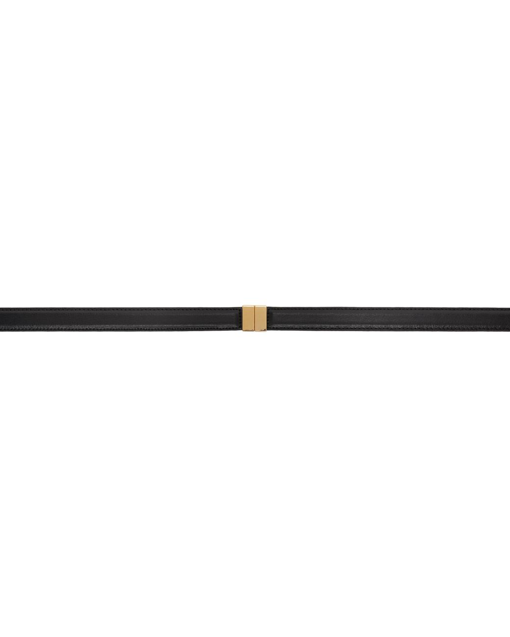 TOTEME Slide Clasp Belt in Black | Lyst