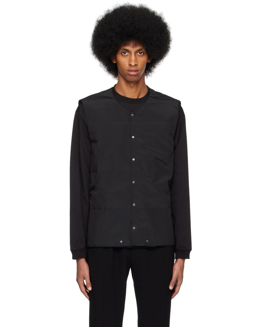 Rito Structure Kapok Multiway Vest in Black for Men | Lyst