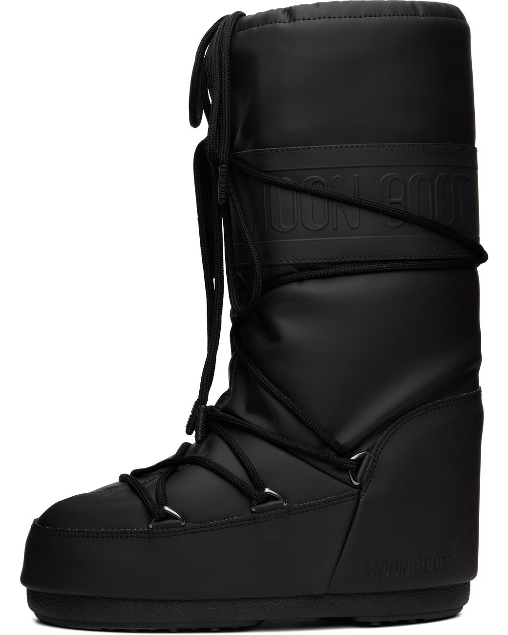 Moon Boot Icon Rubber Boots in Black for Men | Lyst