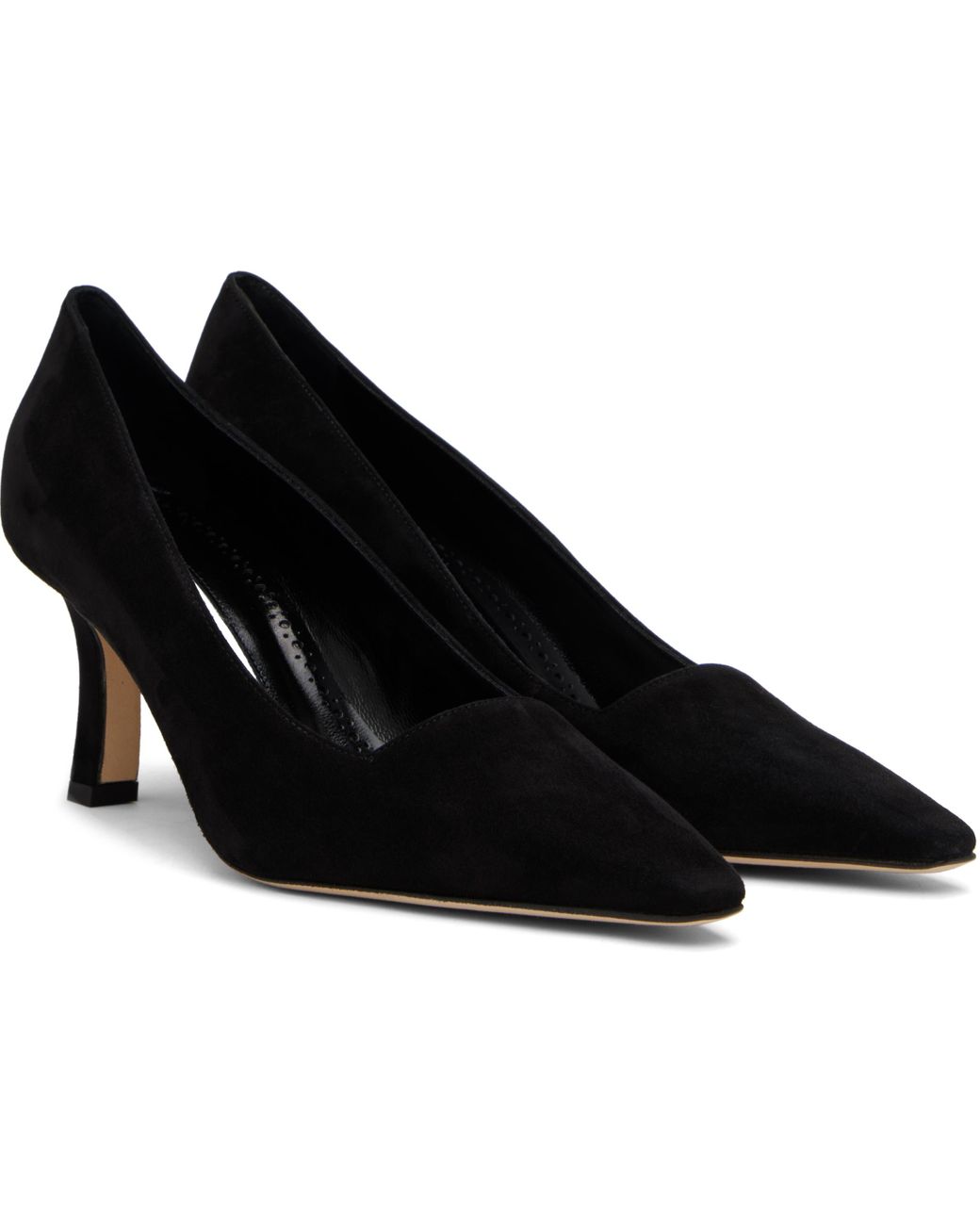 Manolo Blahnik Moiralo Heels in Black | Lyst