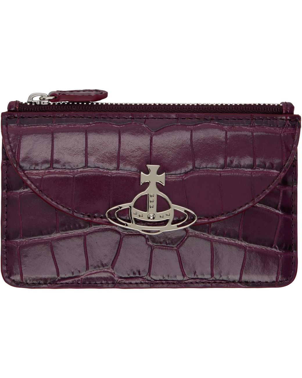 Vivienne Westwood Half Moon Card Holder in Purple for Men | Lyst UK