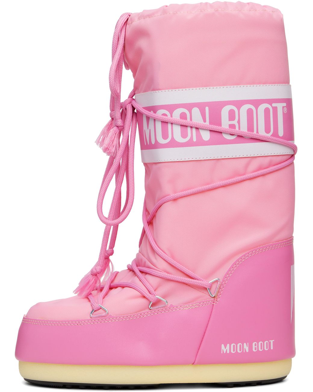 Moon Boot Icon Nylon Boots in Pink | Lyst UK