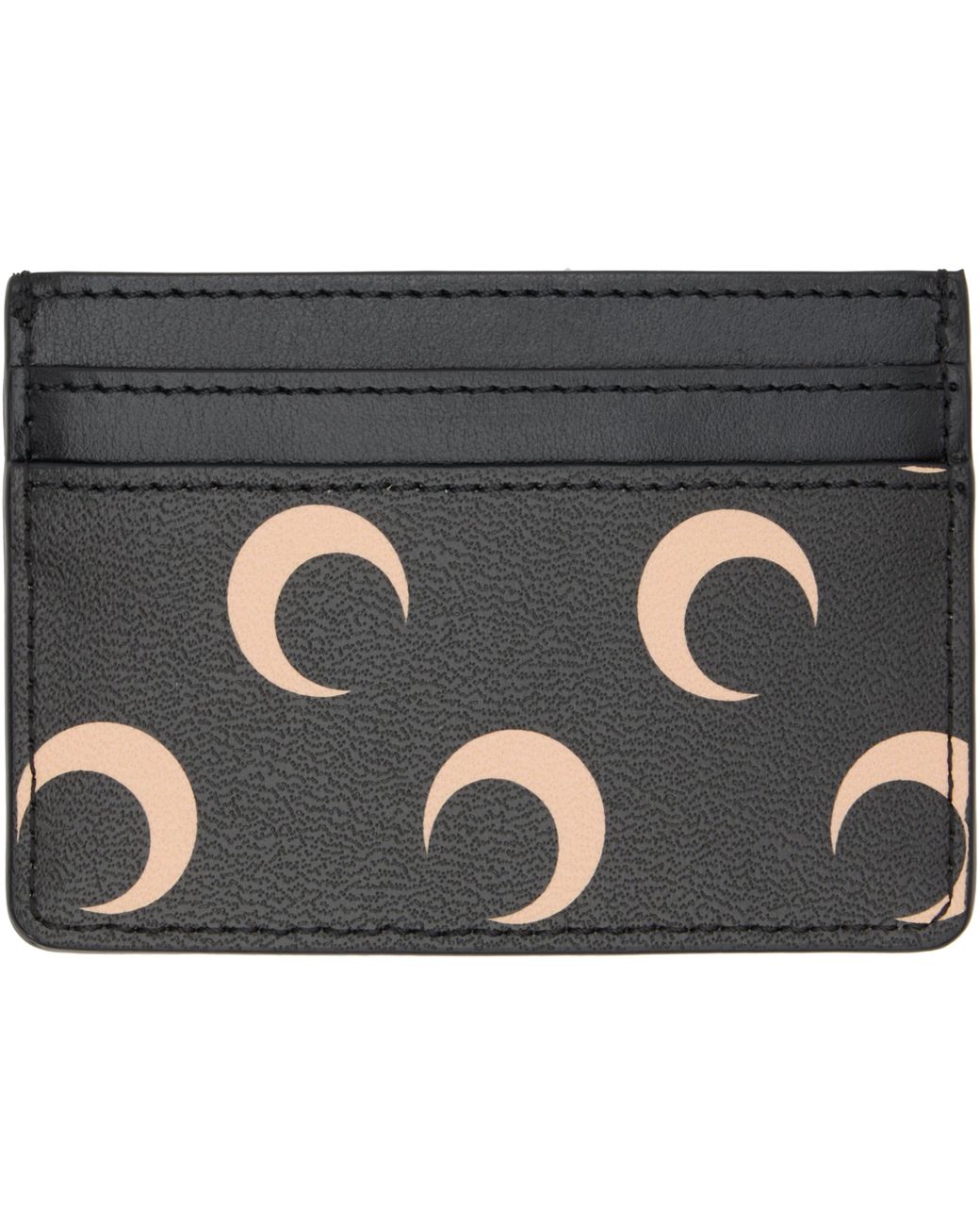 Marine Serre Screen Print Leather Card Holder in Grey | Lyst UK