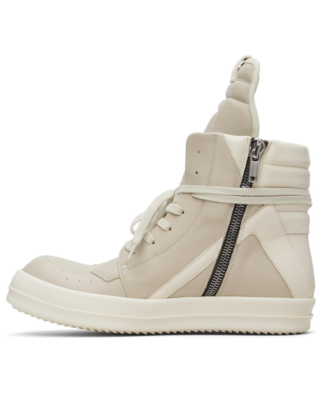 Rick Owens Off- Temple Geobasket Sneakers in White for Men | Lyst UK