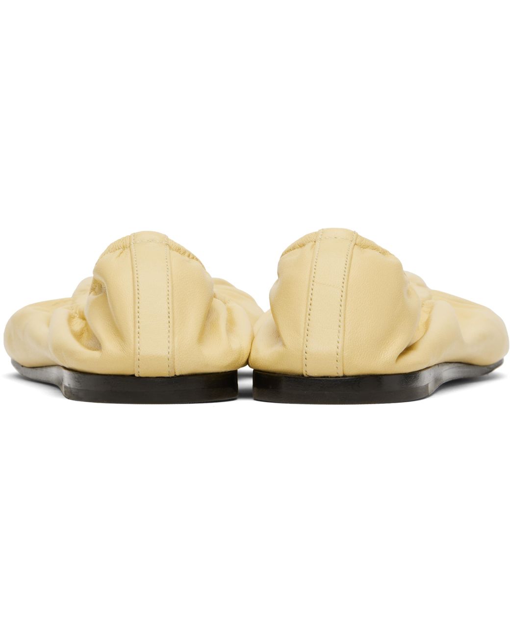 The Row Liisa Ballerina Flats in Black | Lyst