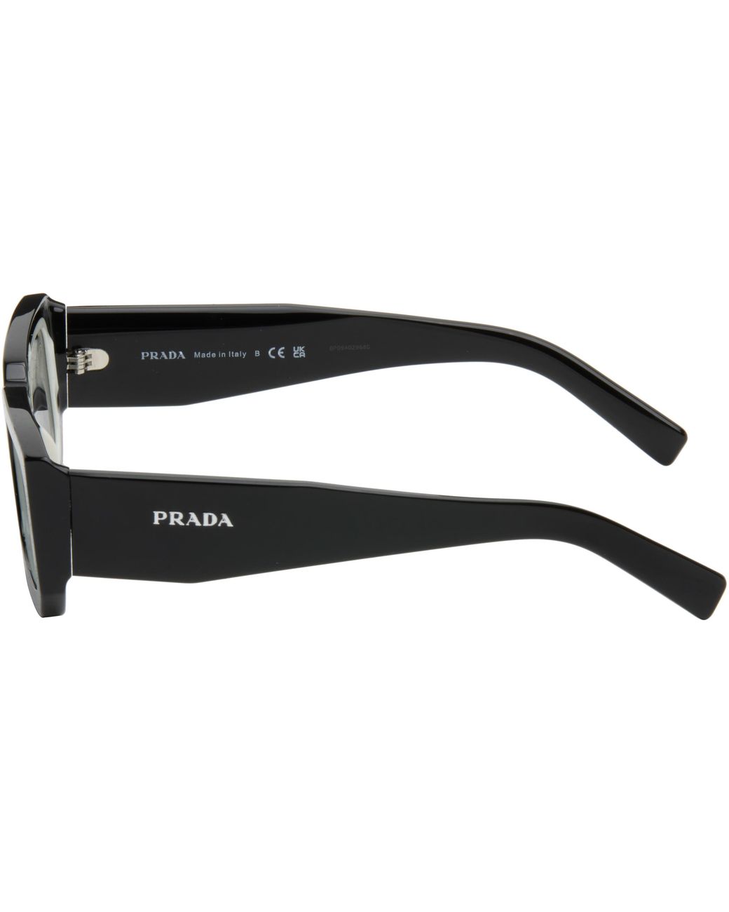 Prada Square Acetate Chunky Sunglasses in Black for Men | Lyst UK