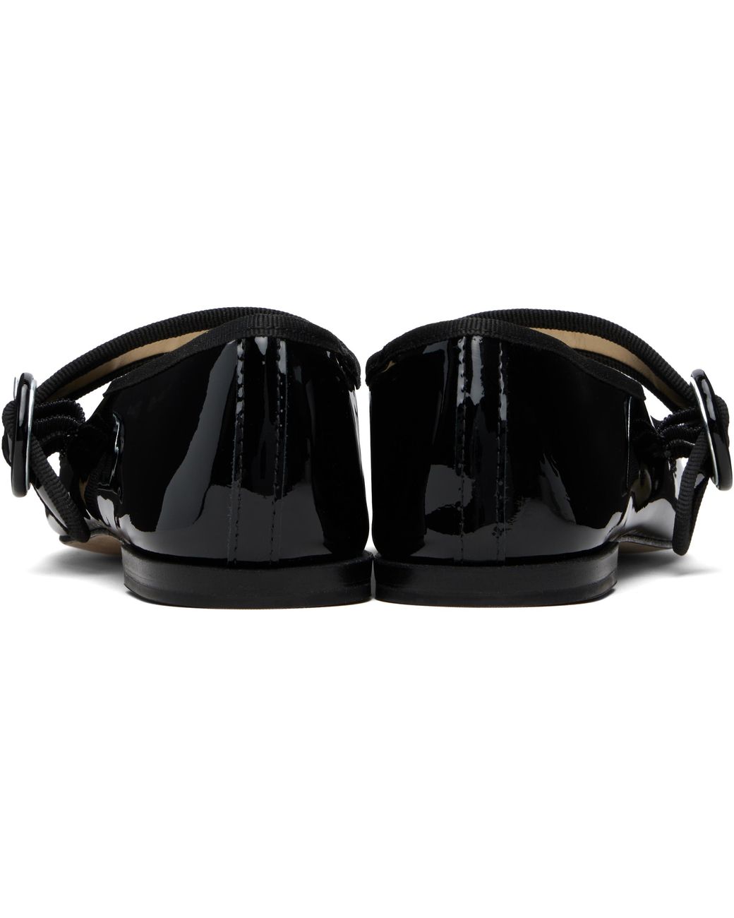 Repetto Georgia Mary Jane Ballerina Flats in Black | Lyst