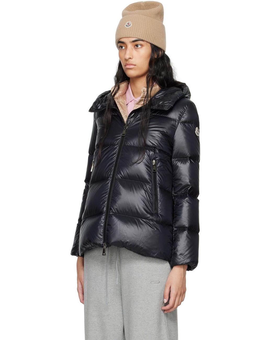 Moncler Seritte Short Down Jacket in Black Lyst Canada
