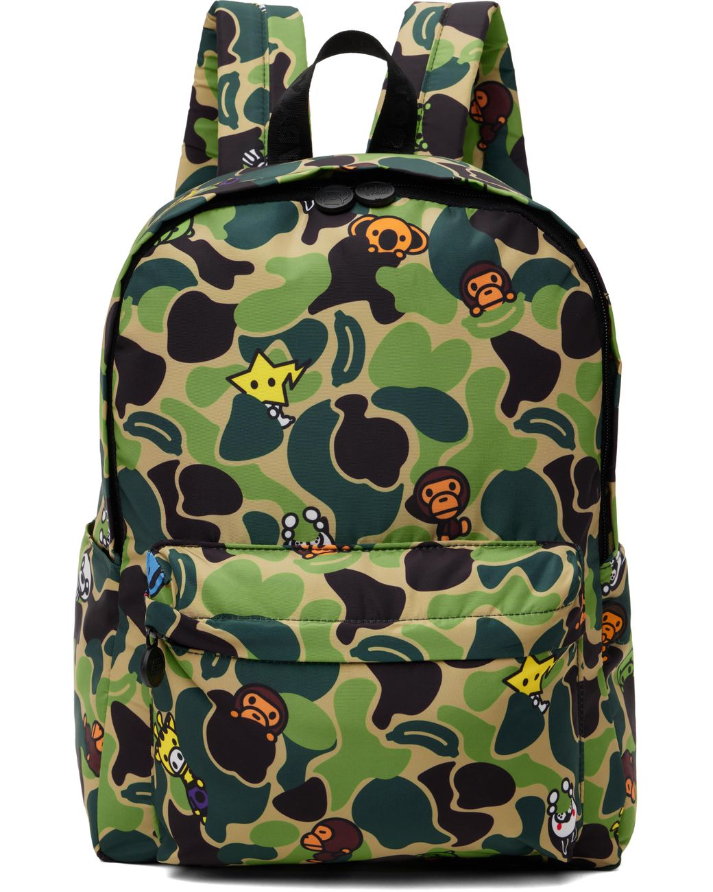 A Bathing Ape Khaki New Abc Milo All Friends Medium Backpack in Green ...