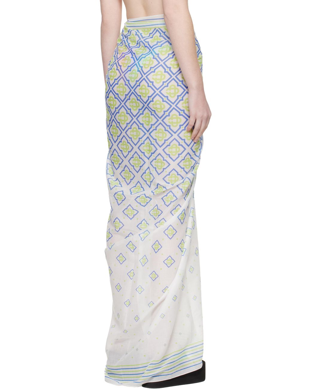 CASABLANCA Pareo Cover-Up Skirt in Blue | Lyst UK