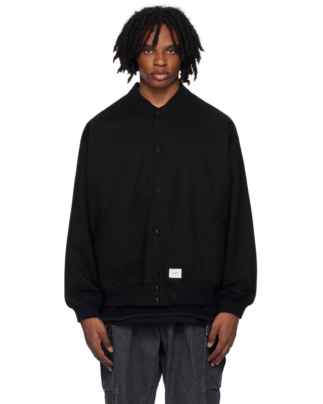 WTAPS Team Reversible Bomber Jacket in Black for Men | Lyst