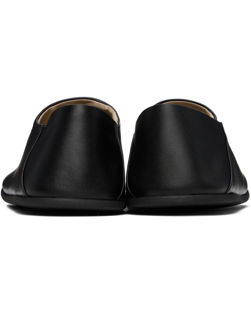 Christen Big Bootie Mule Loafers in Black | Lyst