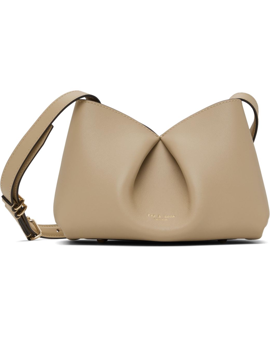Rag & Bone Bloom Small Calf Leather Crossbody Bag in Natural | Lyst