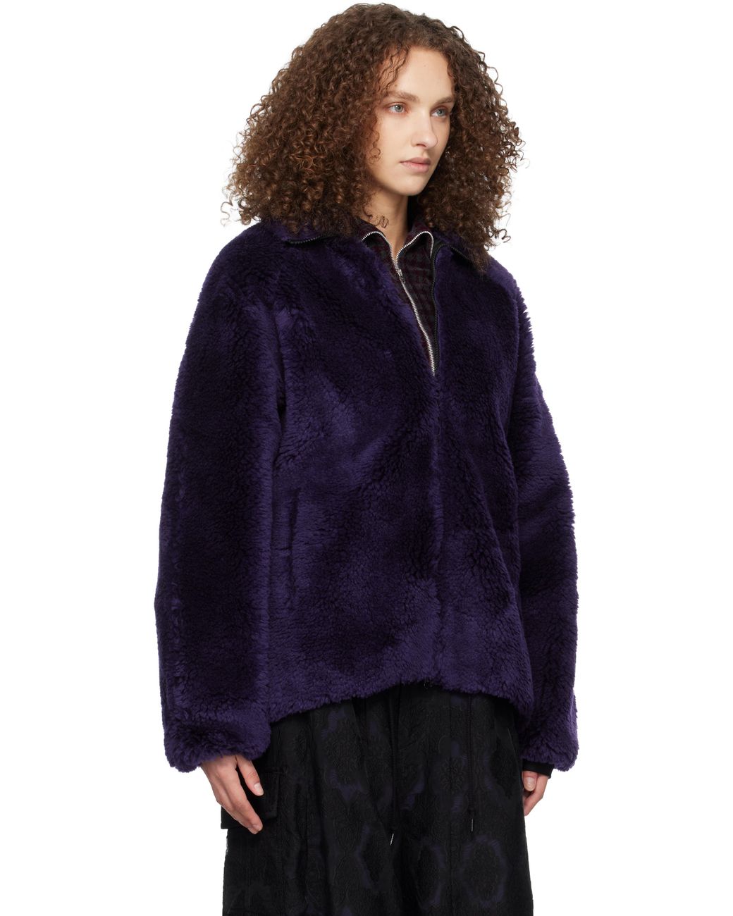 Needles Fleece Jacket in Blue | Lyst Canada