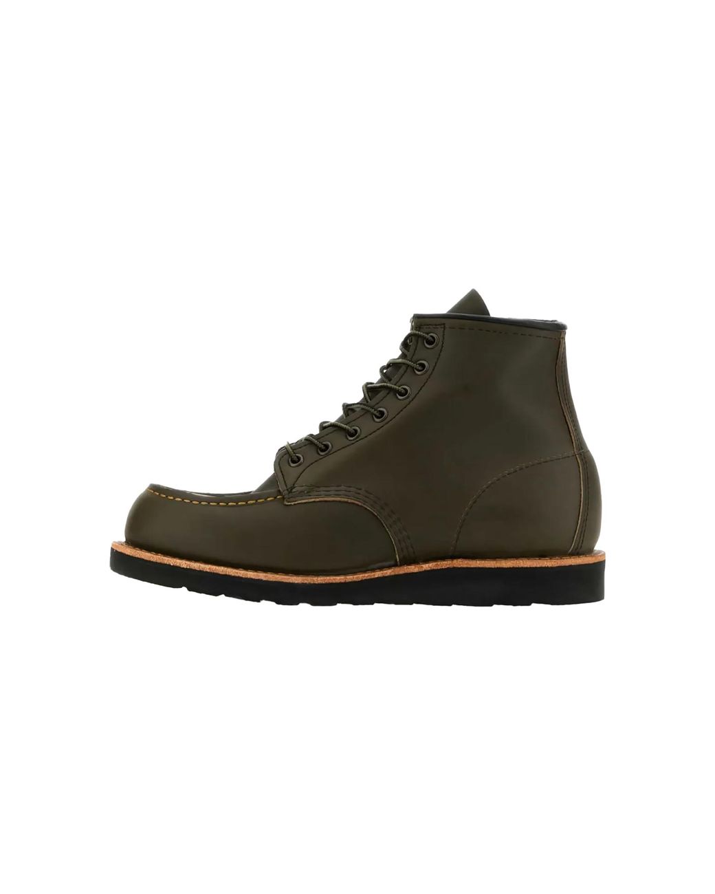 Red Wing Classic Moc 6 Inch Boot "Alpine Portage Leather in Black for ...