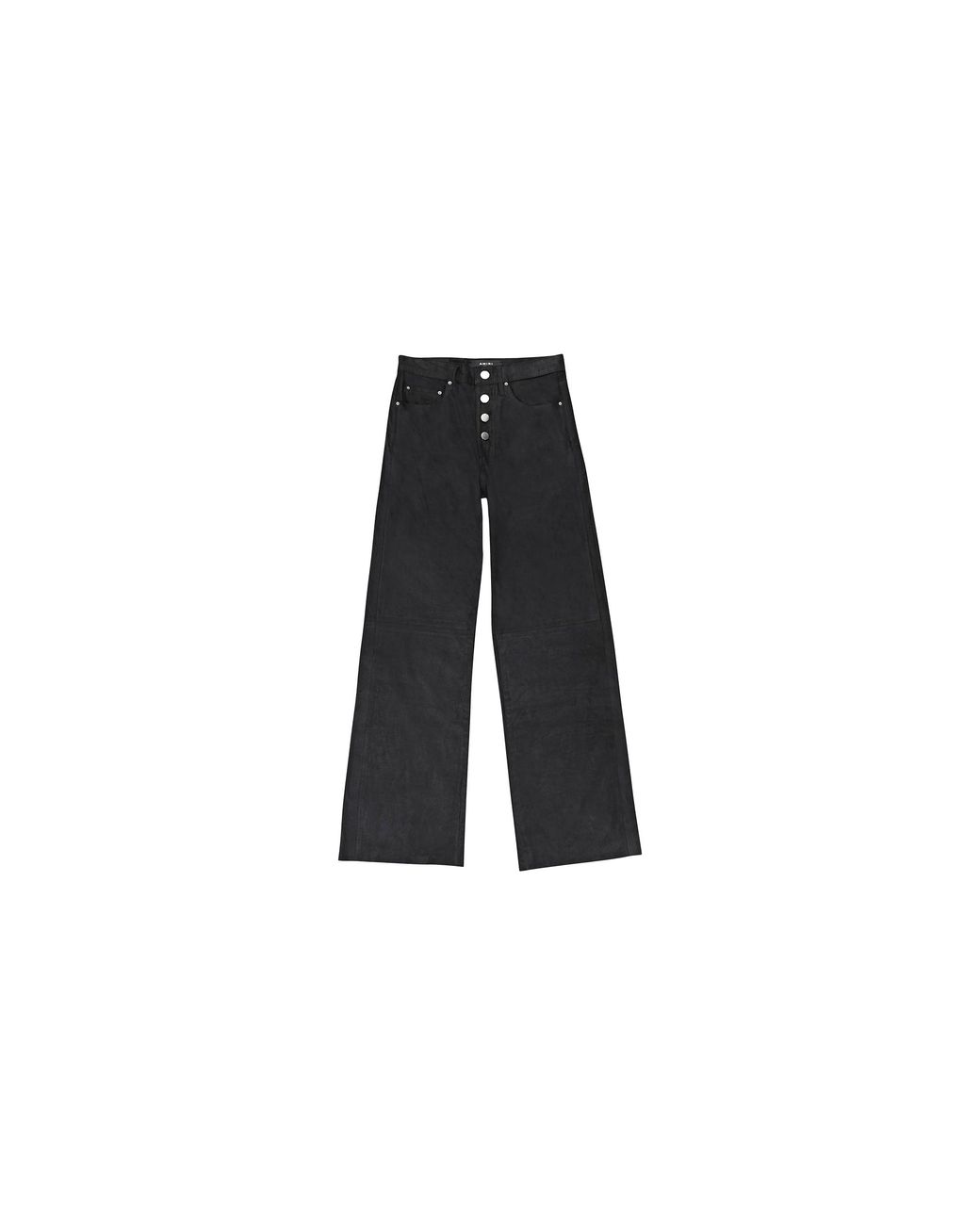 Amiri Baggy Leather Pants Wbbag Lth" in Black | Lyst UK
