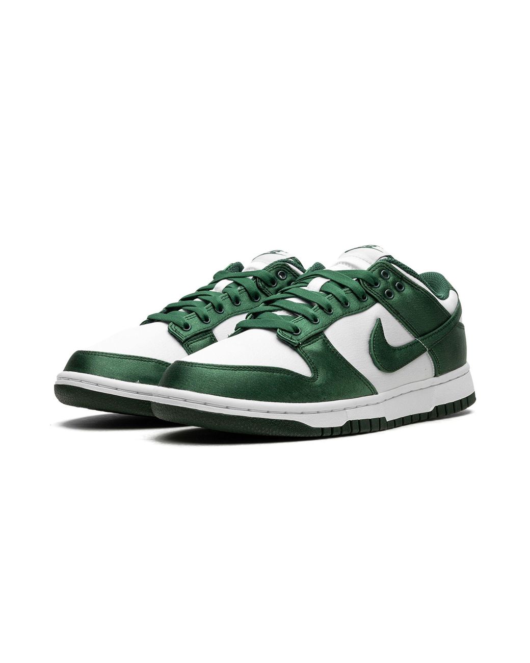 Nike Dunk Low "green Satin" Shoes | Lyst UK