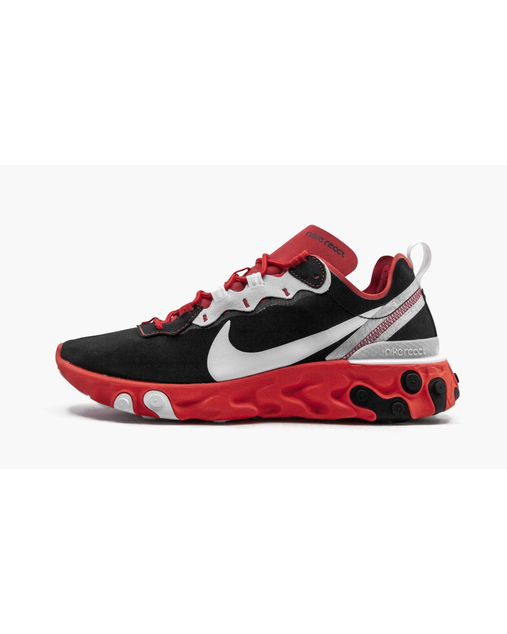 Nike React Element 55 "red Orbit" Shoes in Black for Men | Lyst