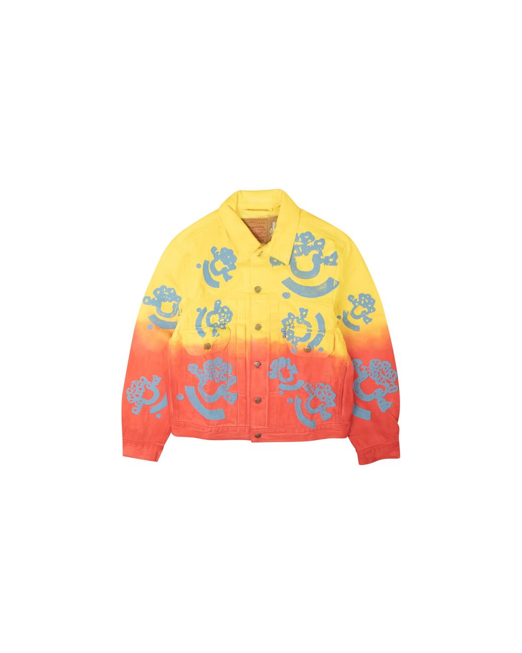 DENIM TEARS Bstroy Tears Type-2 Denim Trucker Jacket Dnt Xotw 0002" in ...
