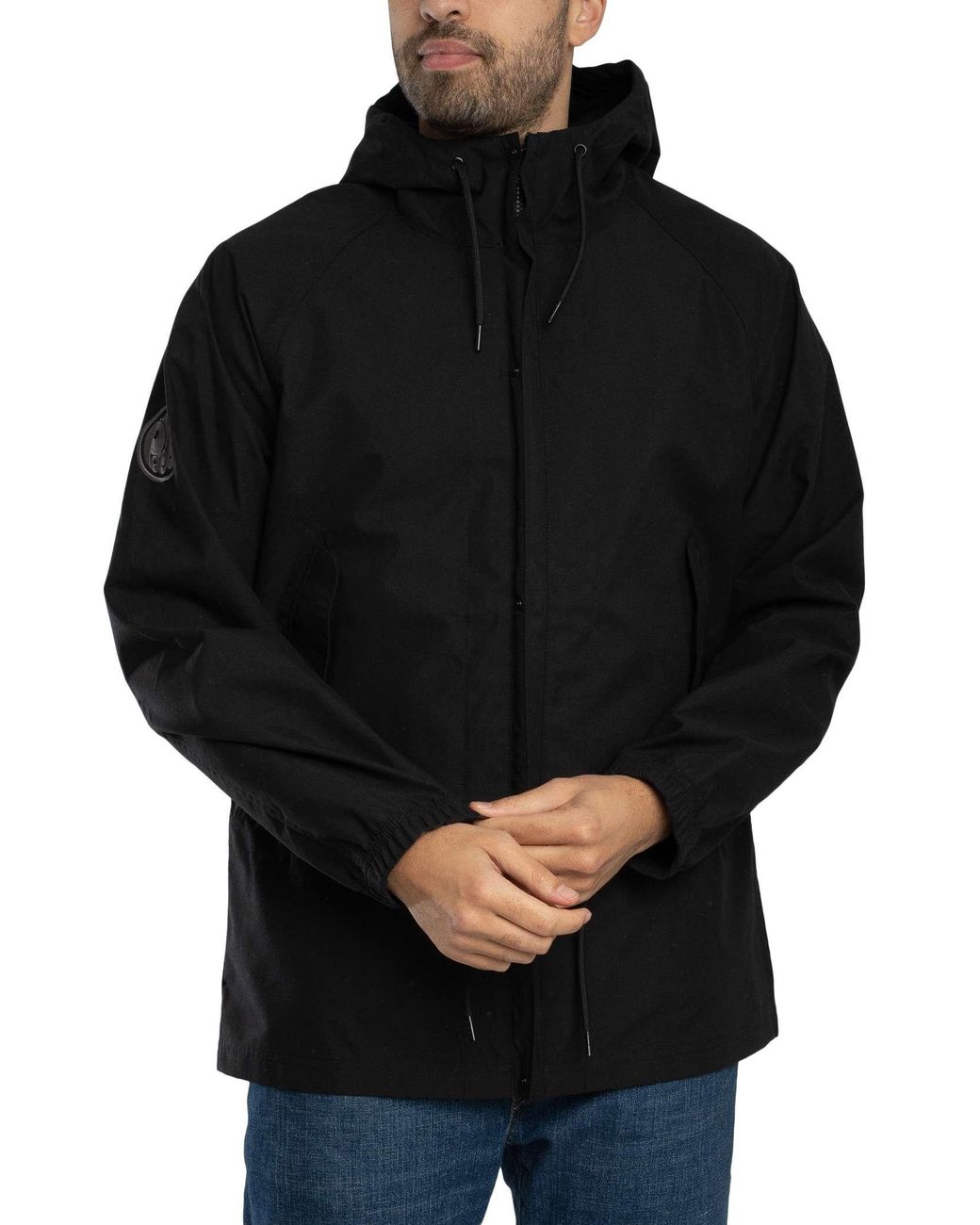 Pretty Green Resonance Water Reactive Jacket in Black for Men | Lyst UK