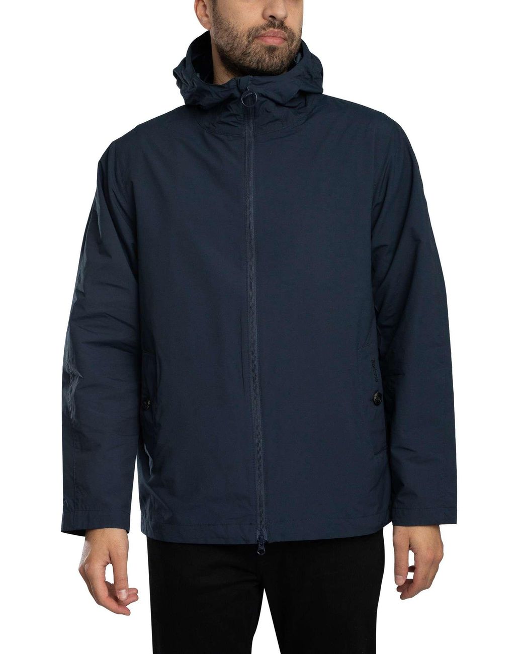 Barbour Modern Rokig Showerproof Jacket in Blue for Men | Lyst UK