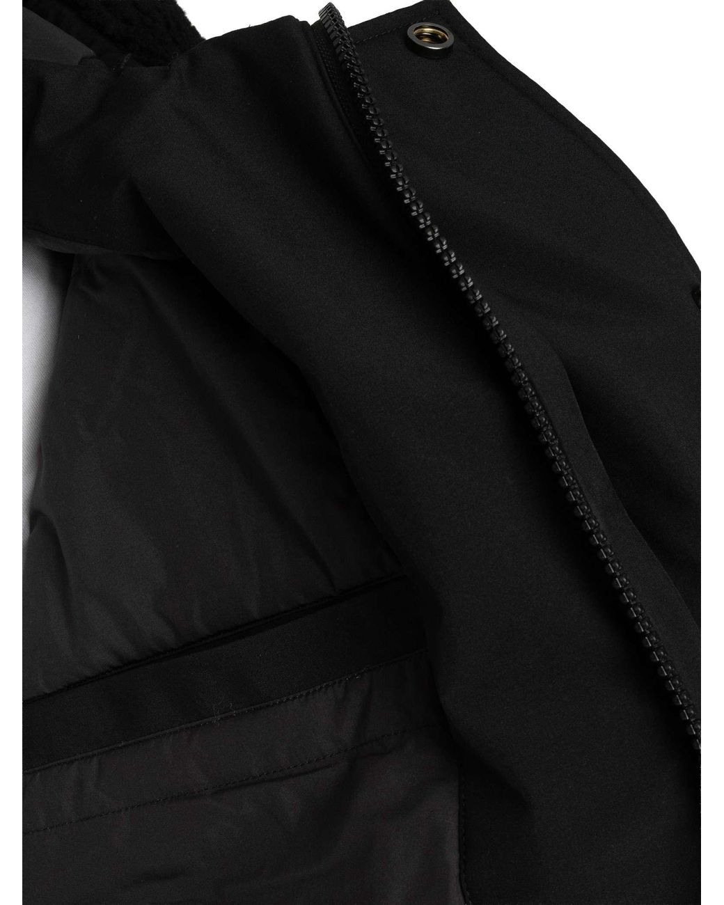Lyle & Scott Cold Weather Parka Jacket in Black for Men | Lyst UK