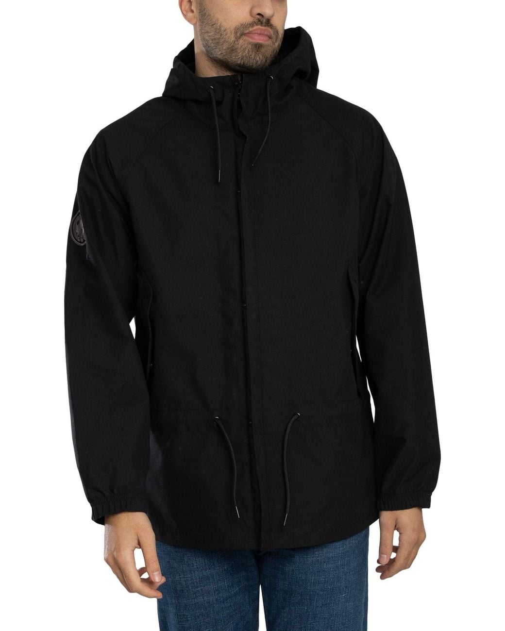 Pretty Green Resonance Water Reactive Jacket in Black for Men | Lyst UK