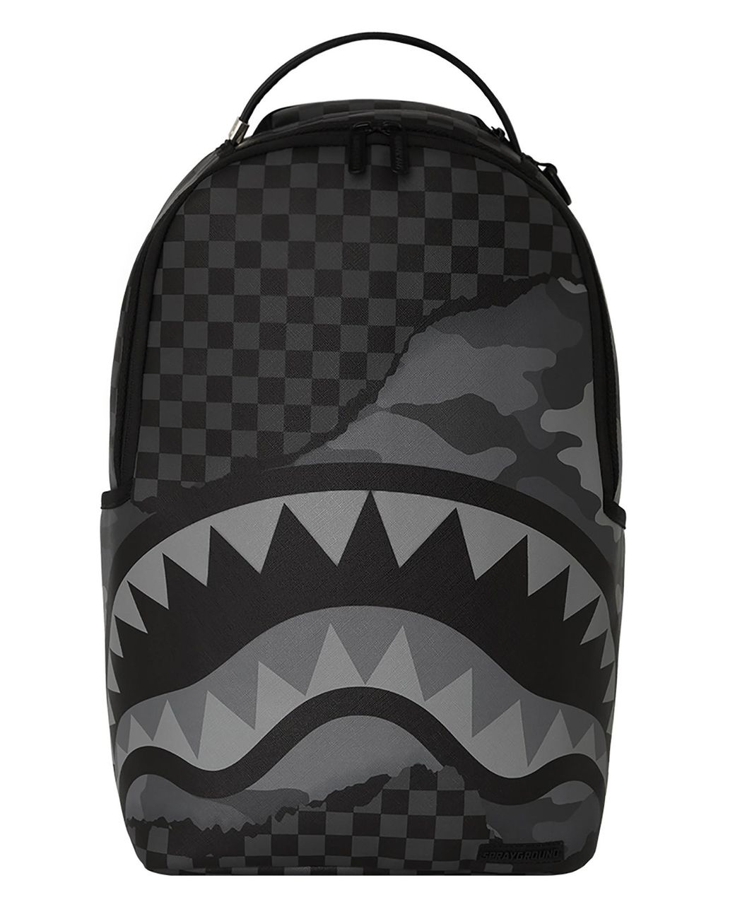 Sprayground Split Up Camo Tear Backpack in Black for Men | Lyst UK