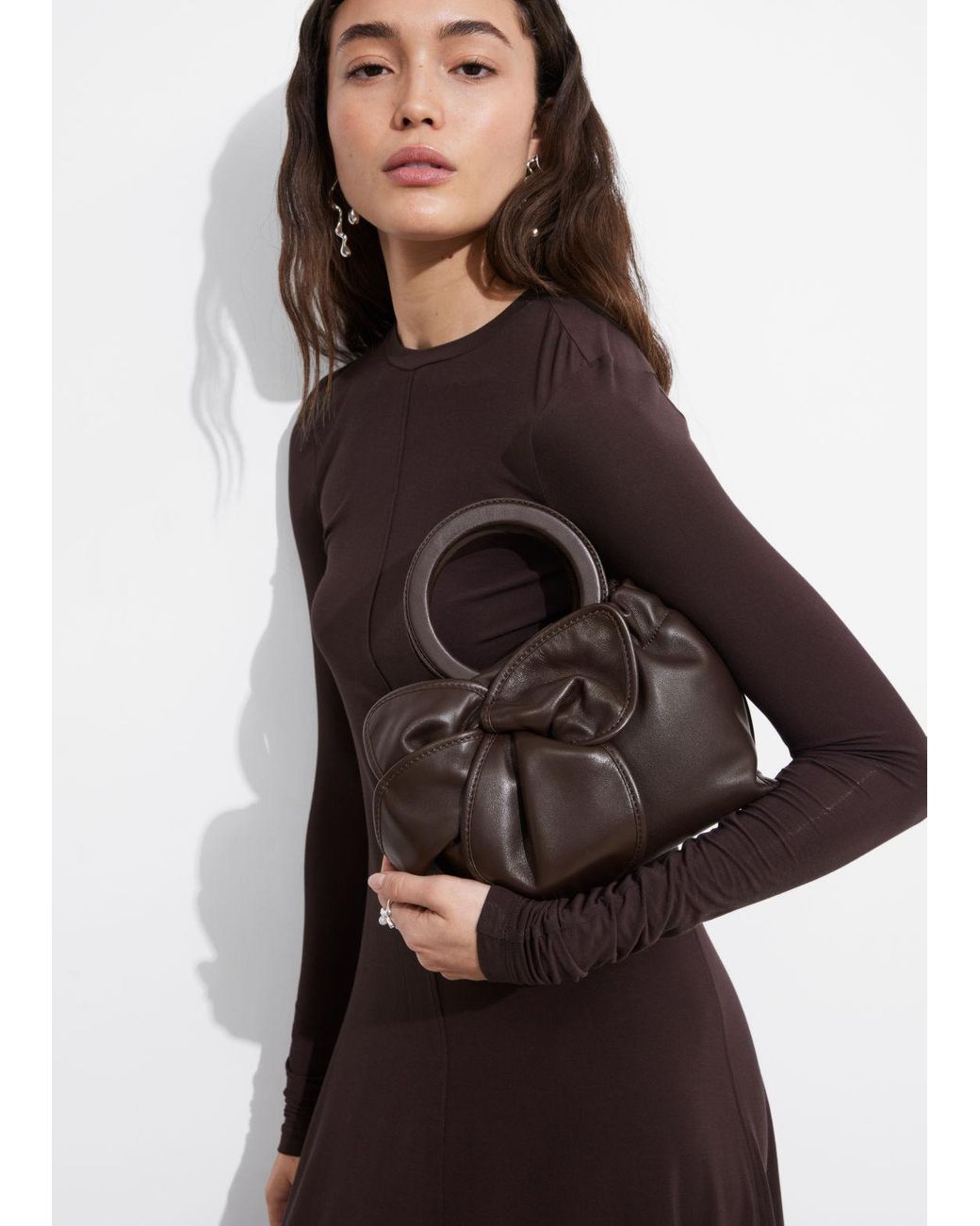 & Other Stories Leather Blossom Bag | Lyst