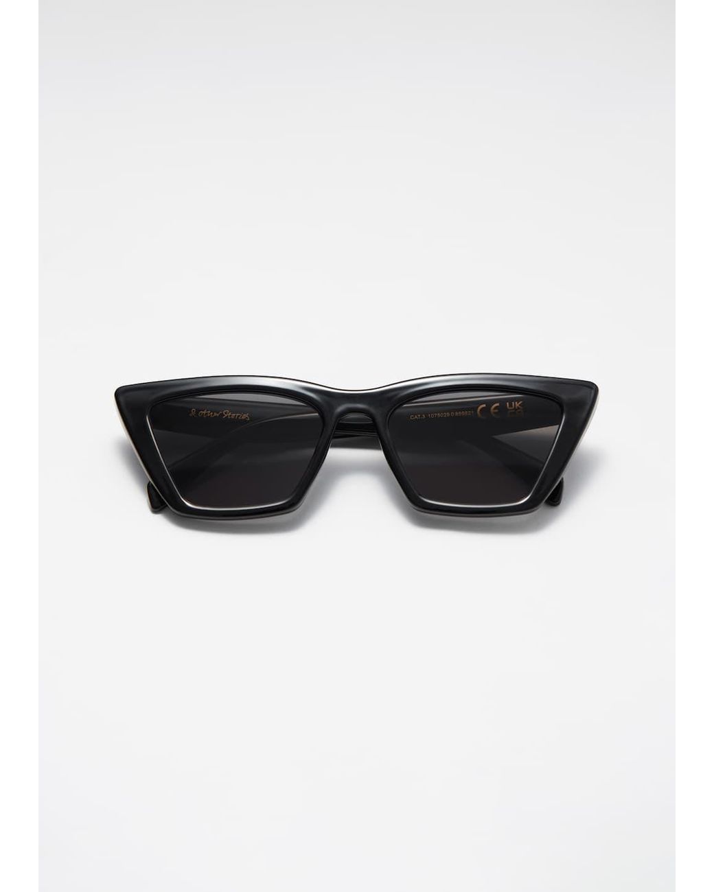 & Other Stories Angular Cat Eye Sunglasses in Grey | Lyst UK