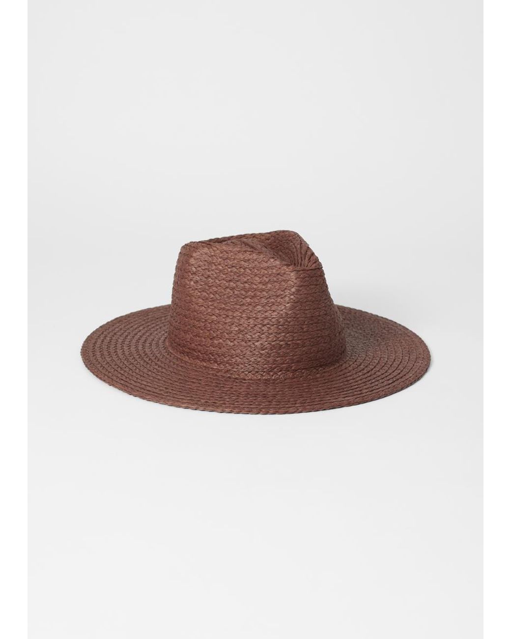 & Other Stories Diamond-Crown Straw Hat in Brown | Lyst