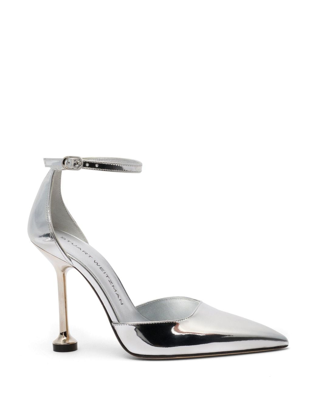 Stuart Weitzman Stuartini Pump 100 in Metallic | Lyst UK