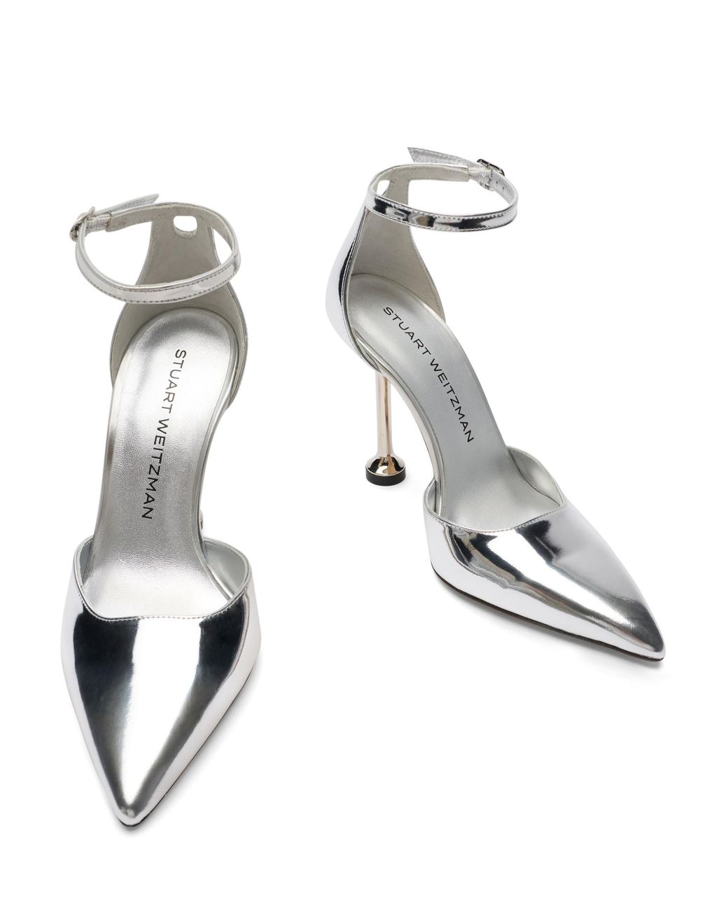 Stuart Weitzman Stuartini Pump 100 in Metallic | Lyst UK