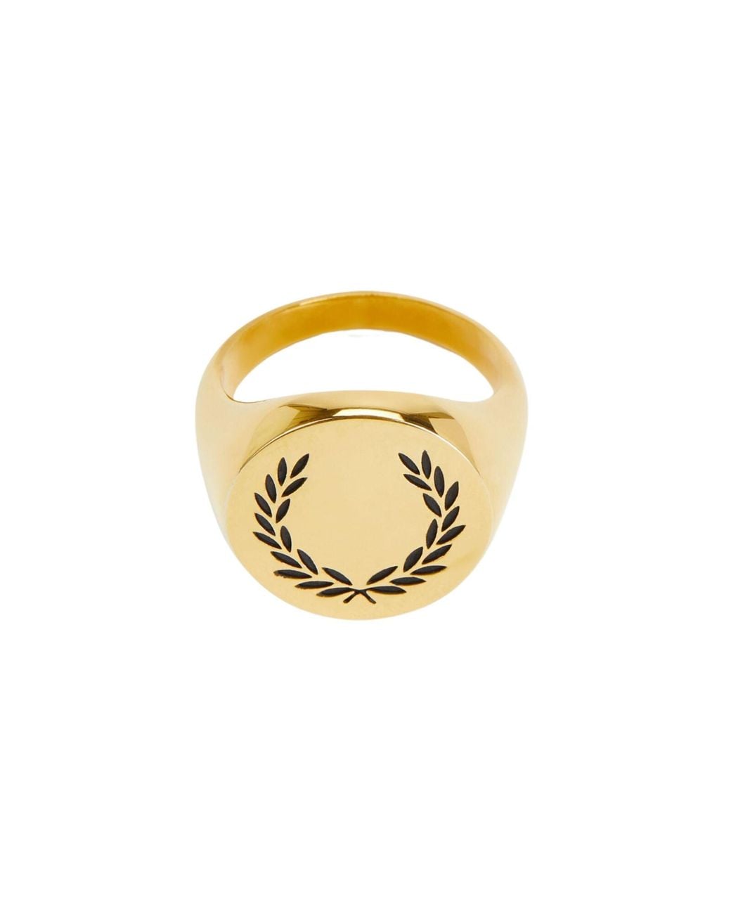 Fred Perry Laurel Wreath Ring in Metallic for Men | Lyst Australia