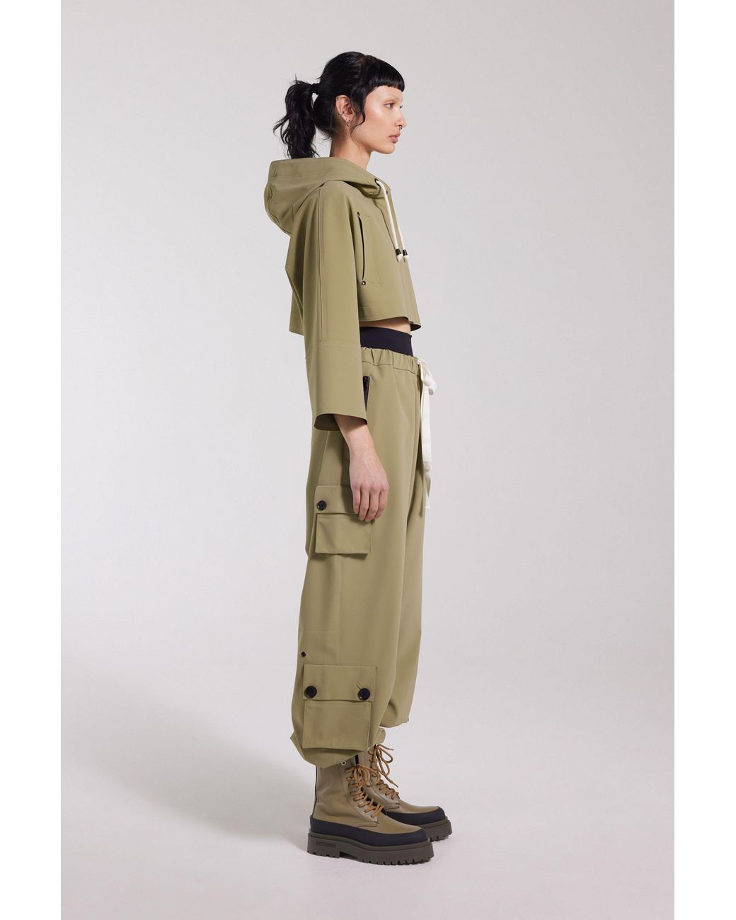 Stutterheim Lilla Tre Matte Raincoat in Natural | Lyst