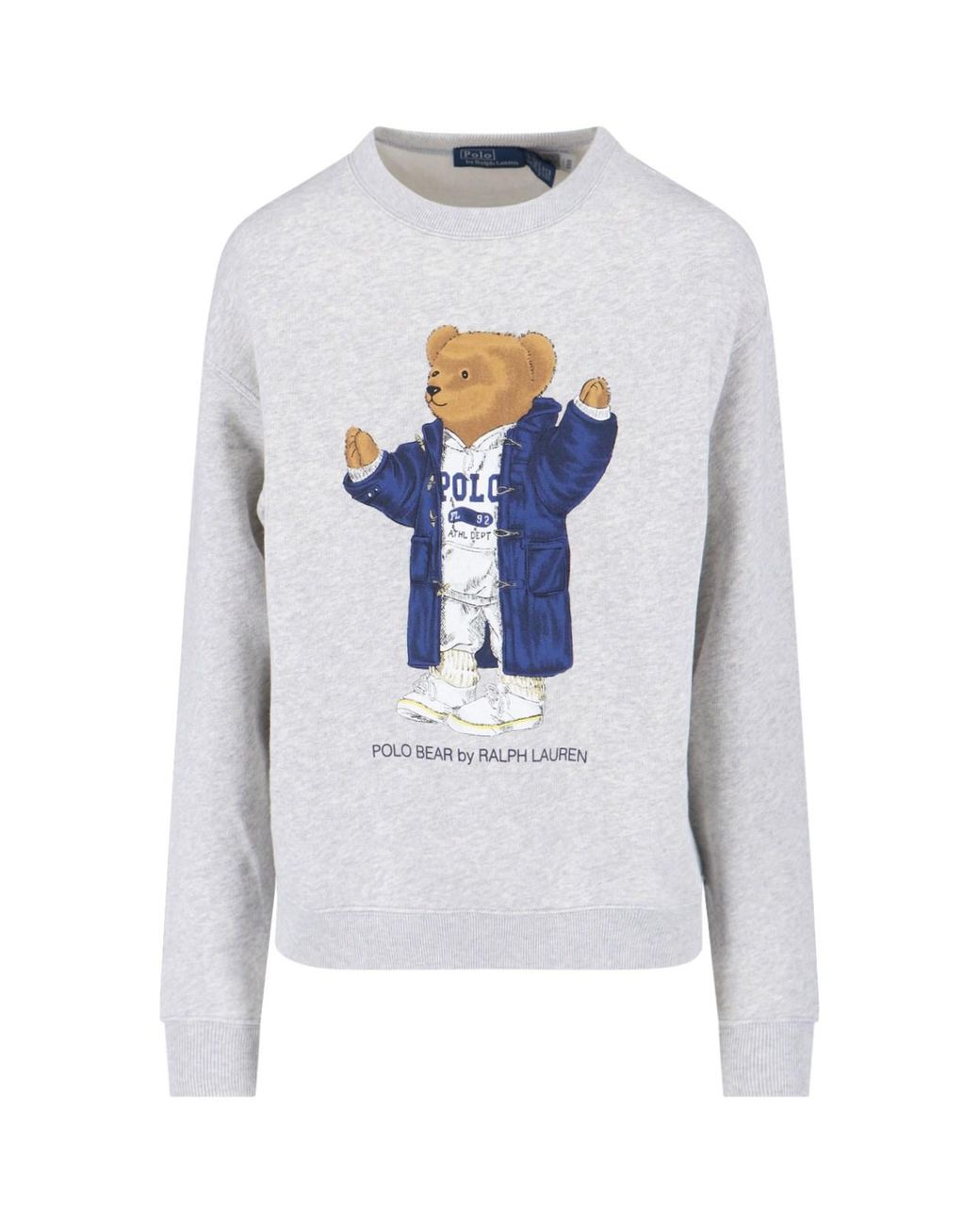 Polo Ralph Lauren Crewneck Sweatshirt "Polo Bear" in White | Lyst