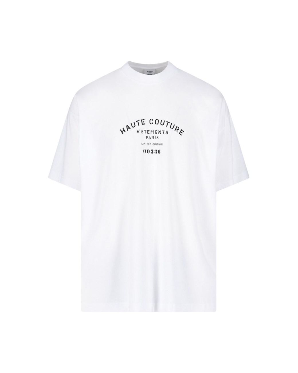 Vetements 'haute Couture' T-shirt in White for Men | Lyst