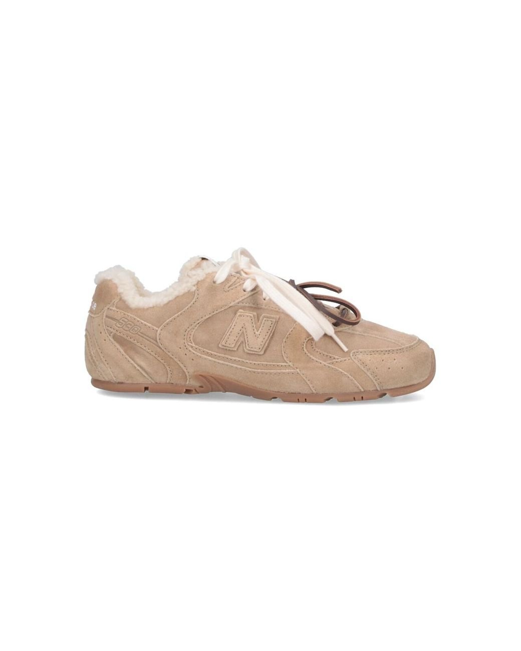Miu Miu X New Balance "530 Sl" Sneakers in Natural | Lyst