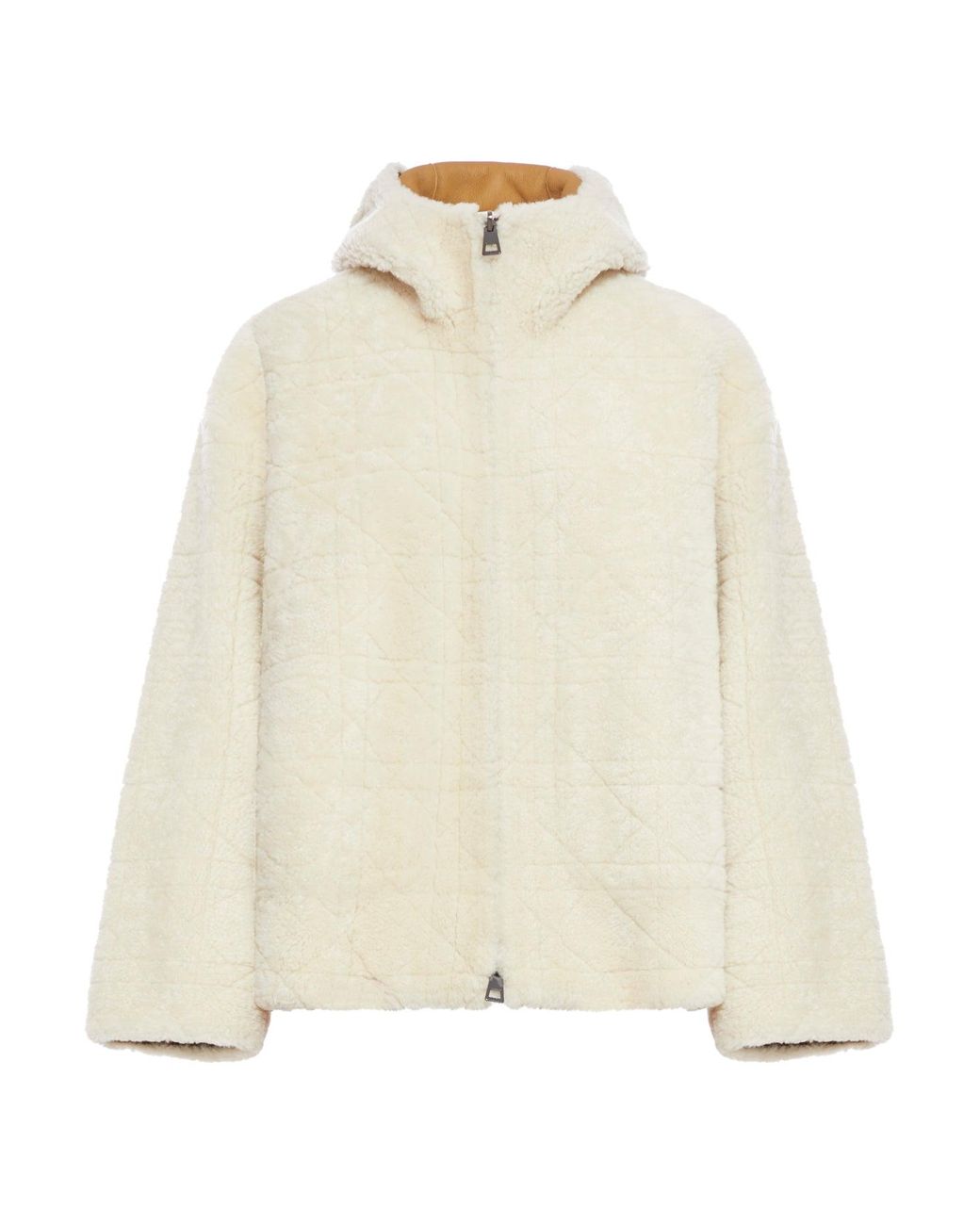 Dior Reversible Merino Wool Jacket in Natural | Lyst
