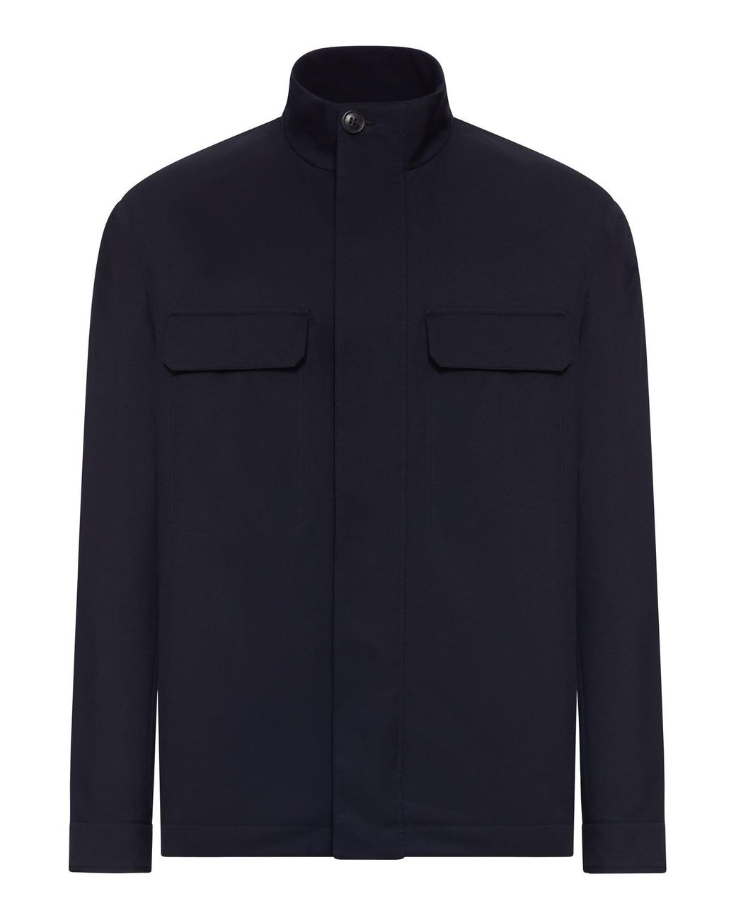 ZEGNA Field Jacket in Blue for Men | Lyst UK
