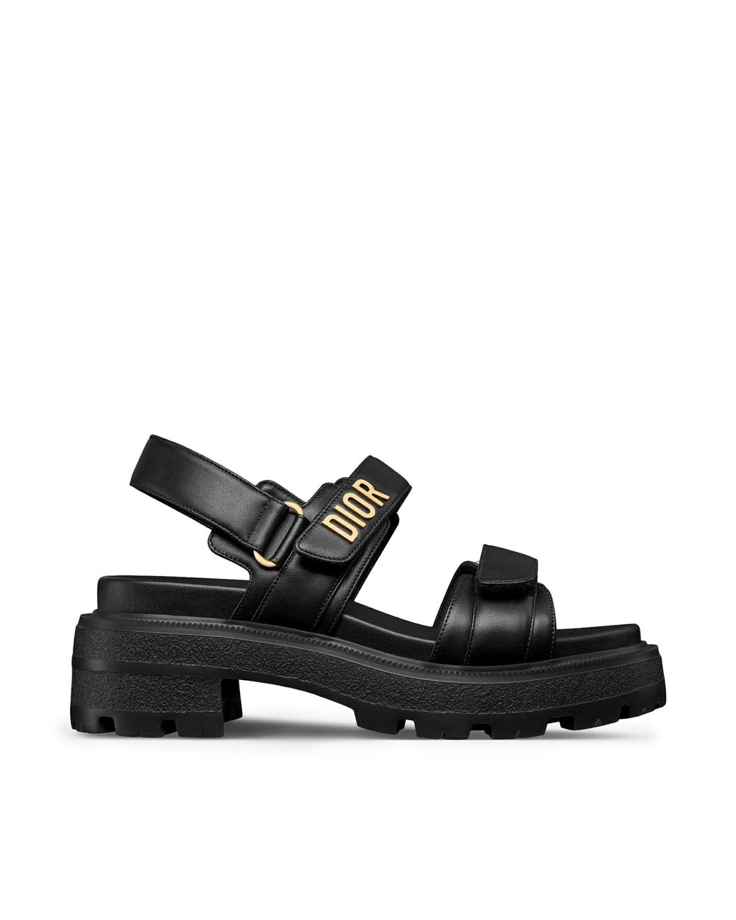 Dior Dioract Platform Sandal in Black | Lyst