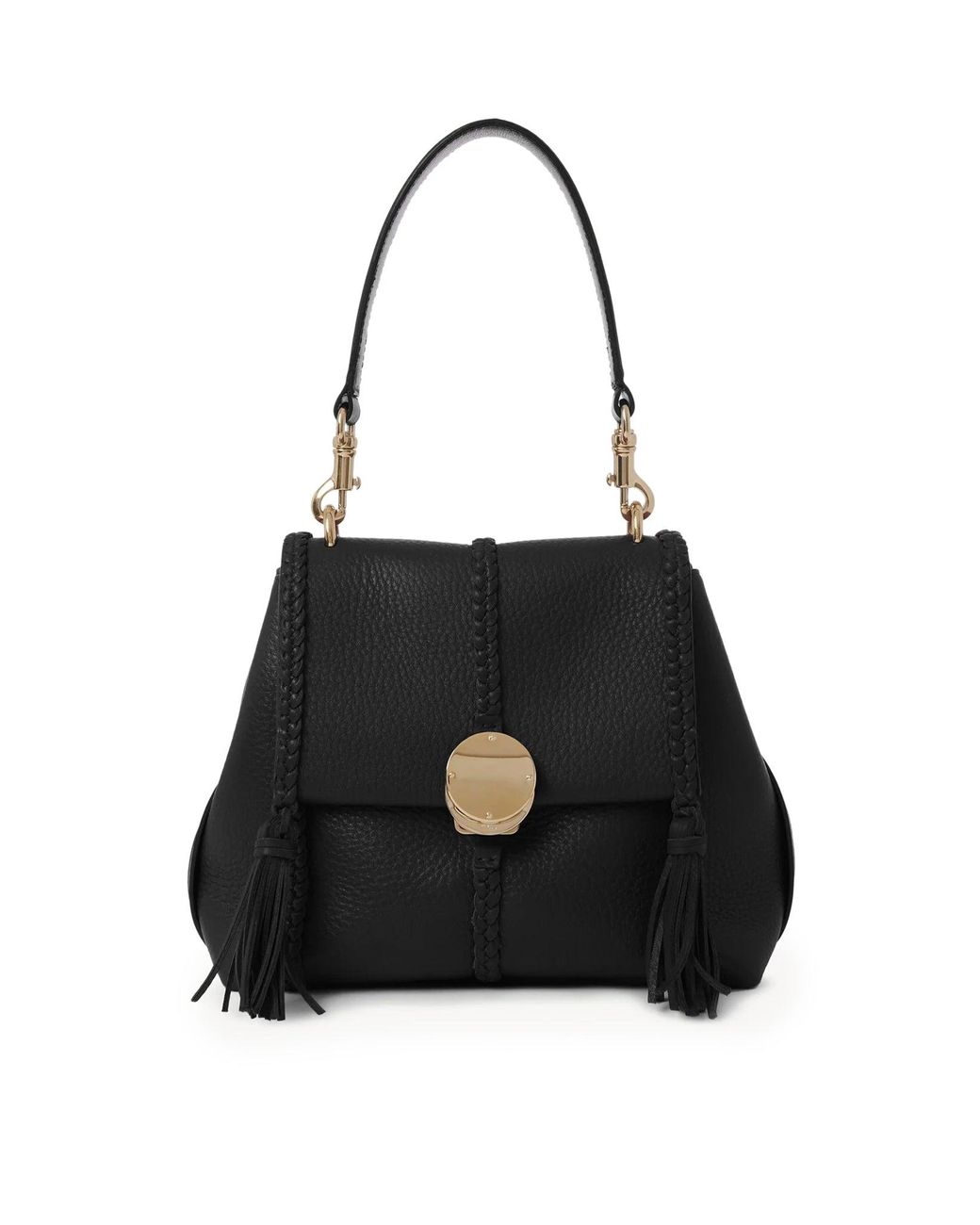 Chloé Penelope Small And Soft Shoulder Bag In Black Lyst