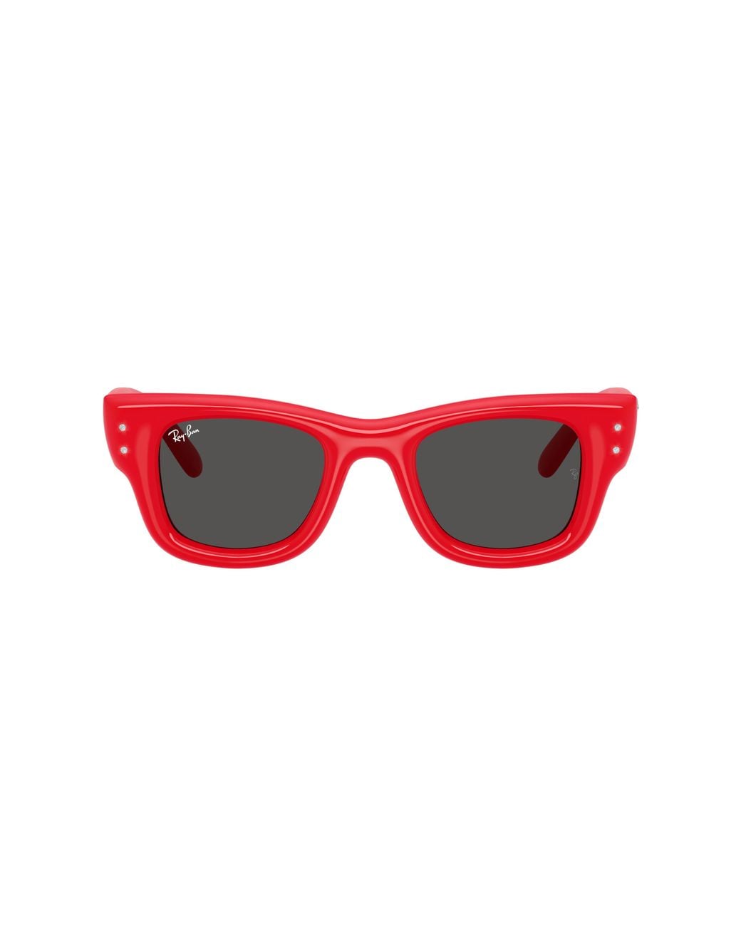 Ray-Ban Sunglass Rb4940b Wayfarer Puffer Crystal Edition in Red | Lyst
