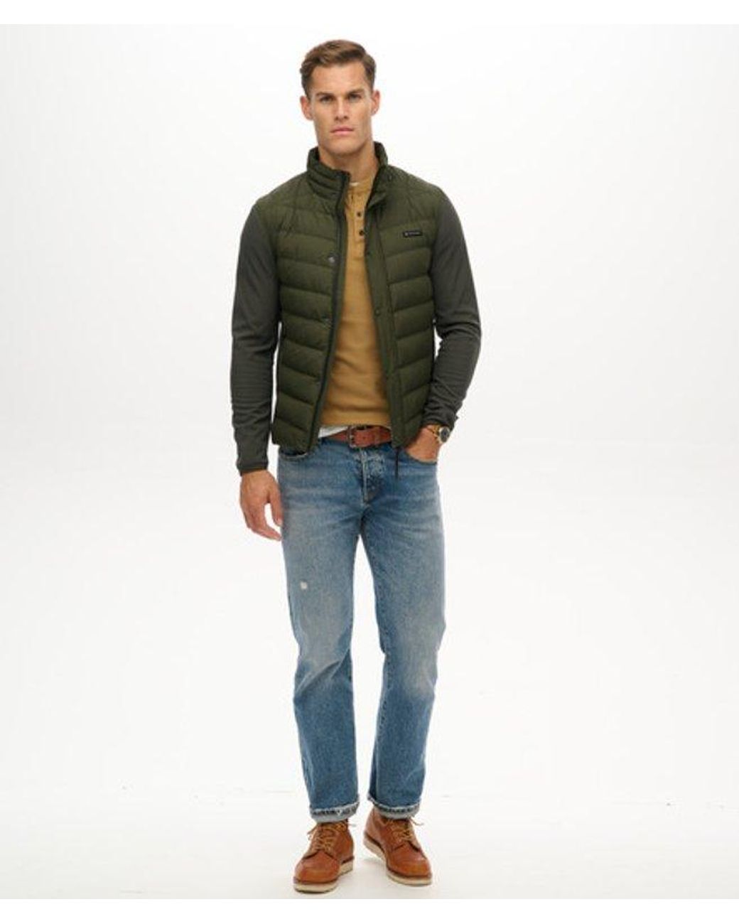 Superdry Storm Popper Softshell Jacket in Green for Men | Lyst UK