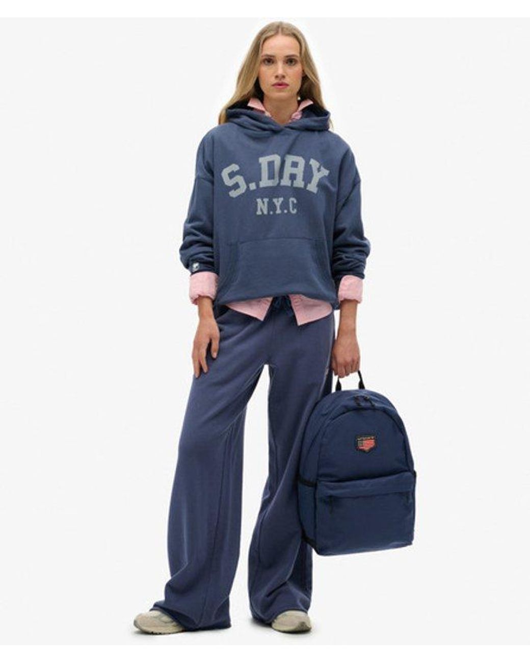 Superdry Classic Patch Montana Backpack in Blue | Lyst UK