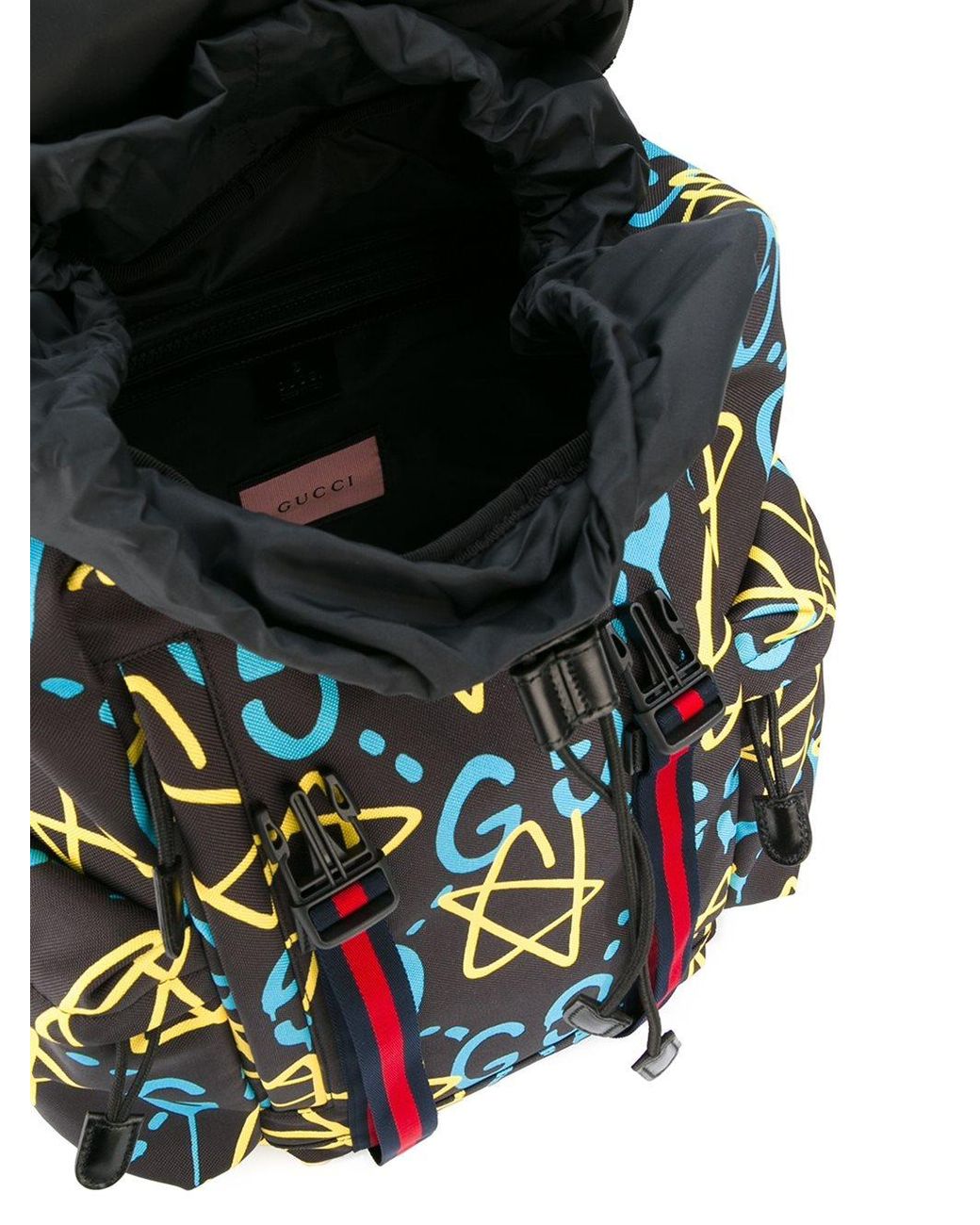 Gucci 'ghost' Printed Backpack | Lyst Gucci 'ghost' Printed Backpack | Lyst