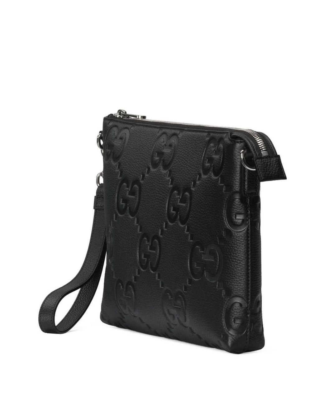 Gucci Logo Bag in Black for Men | Lyst