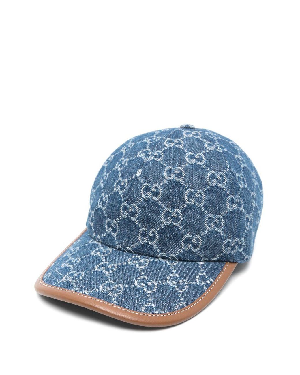 Gucci Denim Baseball Cap in Blue for Men | Lyst UK